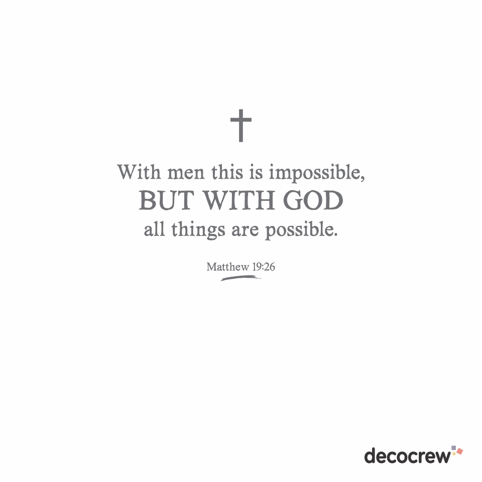 Matthew 19 26 Wallpaper